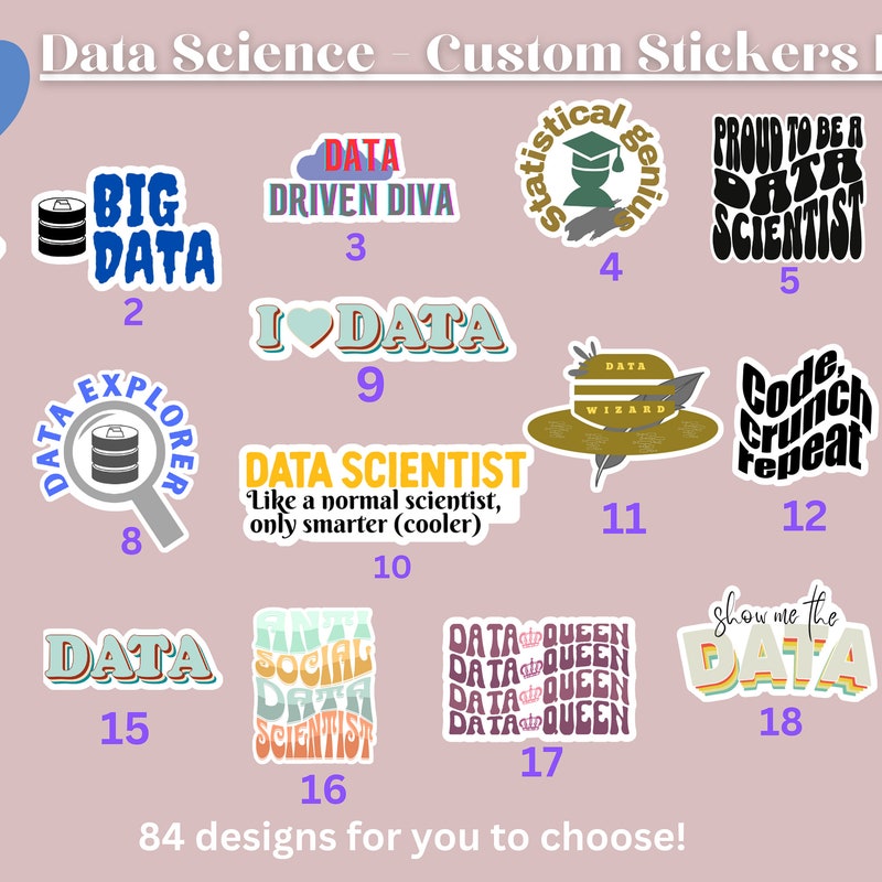 Data Science Sticker - Etsy
