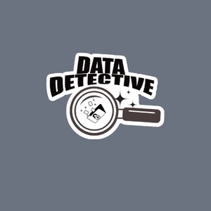 Data Detective Sticker, Data Scientist Sticker, Data Queen, Woman in ...