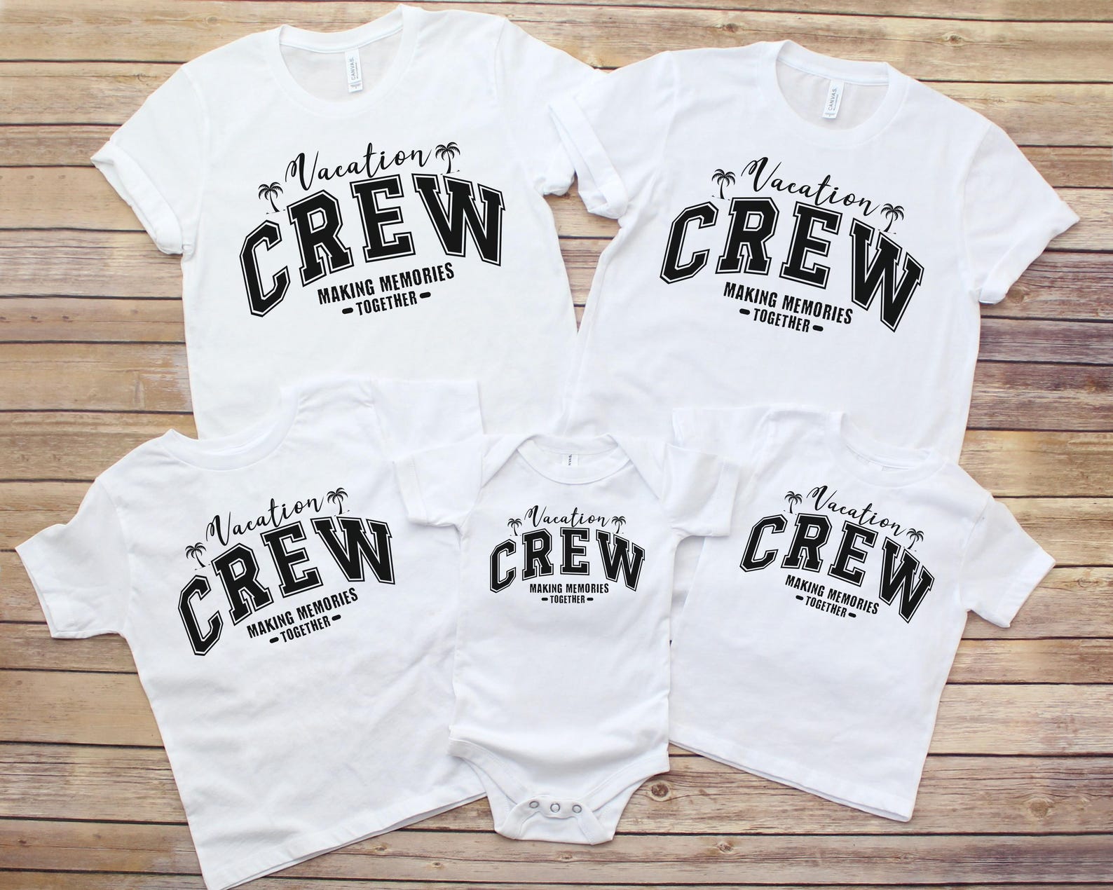 Family Vacation Crew 2025 Making Memories Together Shirt,custom Family ...