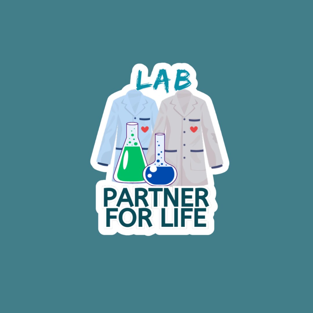 Lab Partner for Life Stickers Phd Graduation Sticker Gift,doctor Water ...