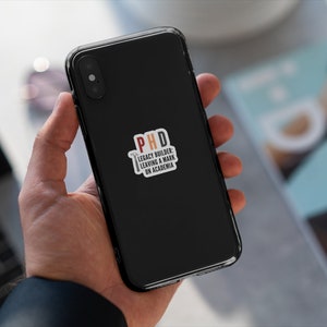 Phd Legacy Forge Sticker, Phd Graduation Sticker Gift,doctor Water ...