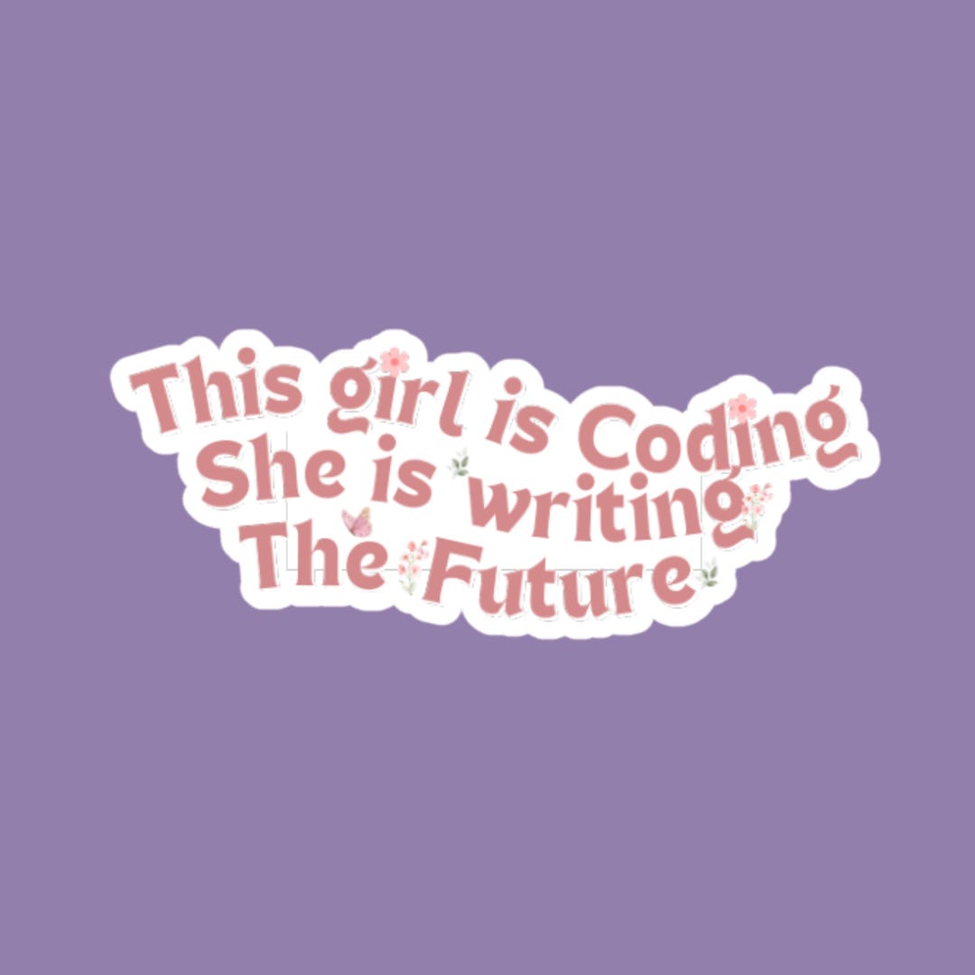 Women Who Code, Coder Sticker, Computer Science Sticker, Women in Stem ...