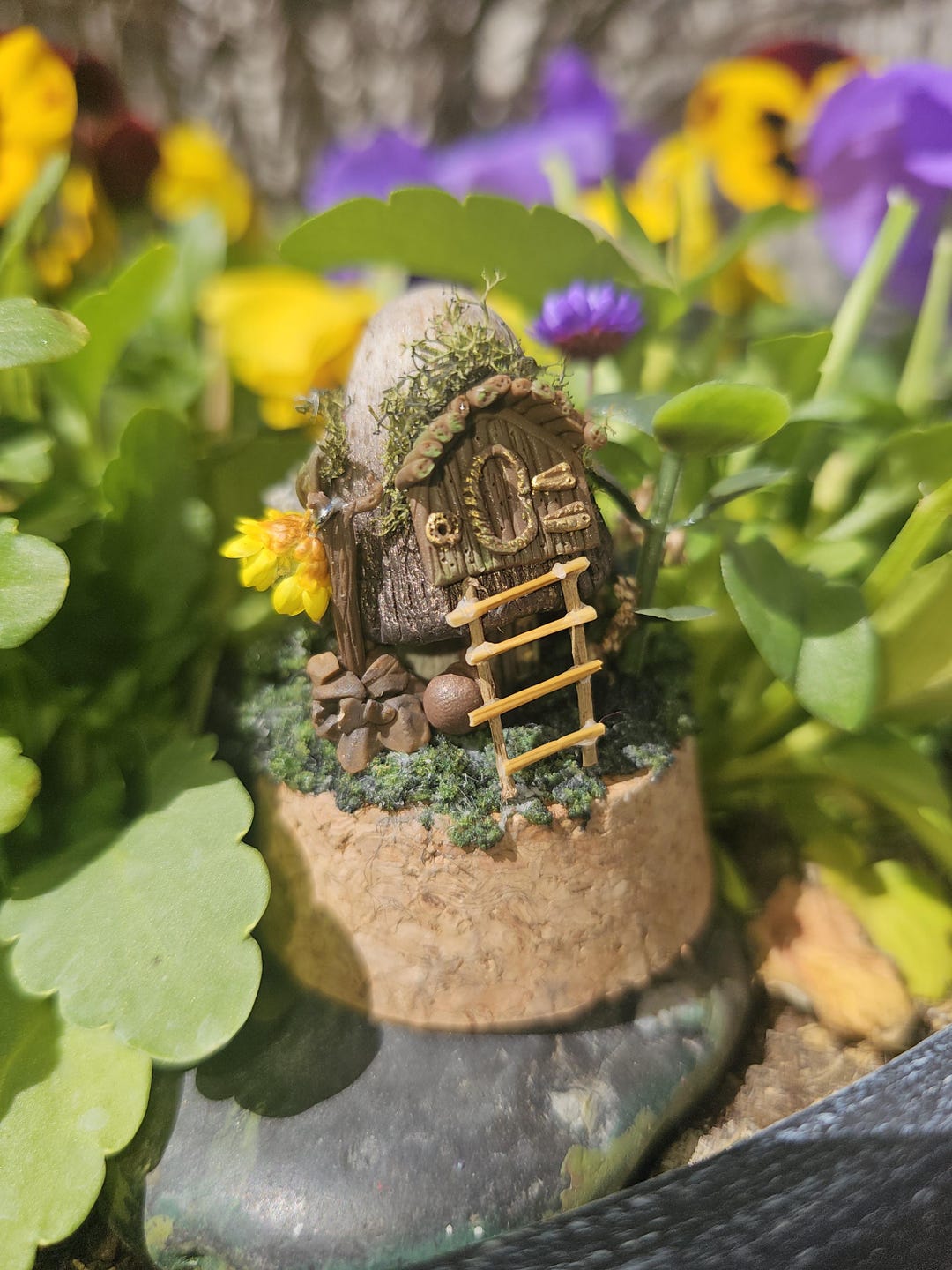 Fairy House Glass Terrarium Tiny Diorama, Fairy Garden Woodland ...