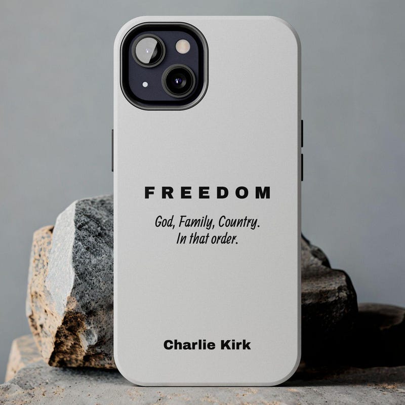 Charlie Kirk Phone Case - Etsy