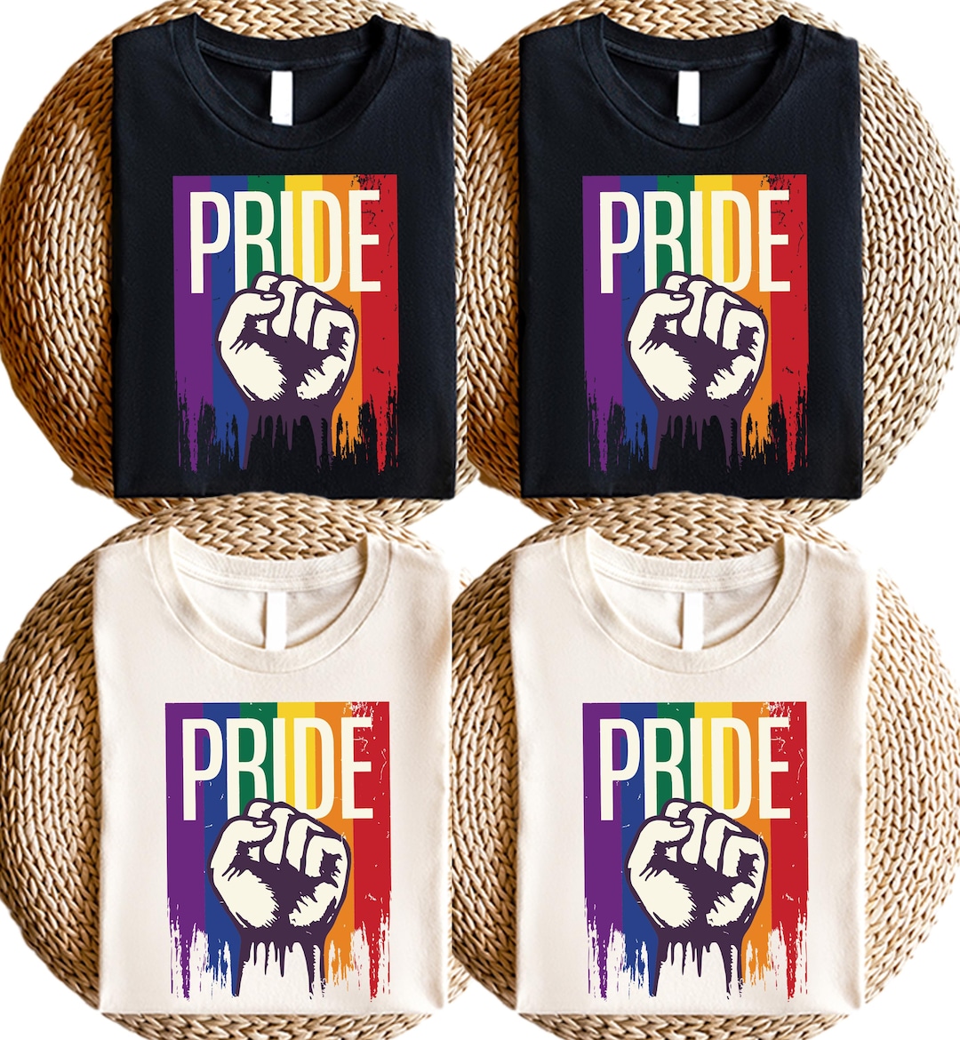 LGBTQ Pride Hand Shirt, Rainbow Equality Tee, Unisex Supporter T-shirt ...