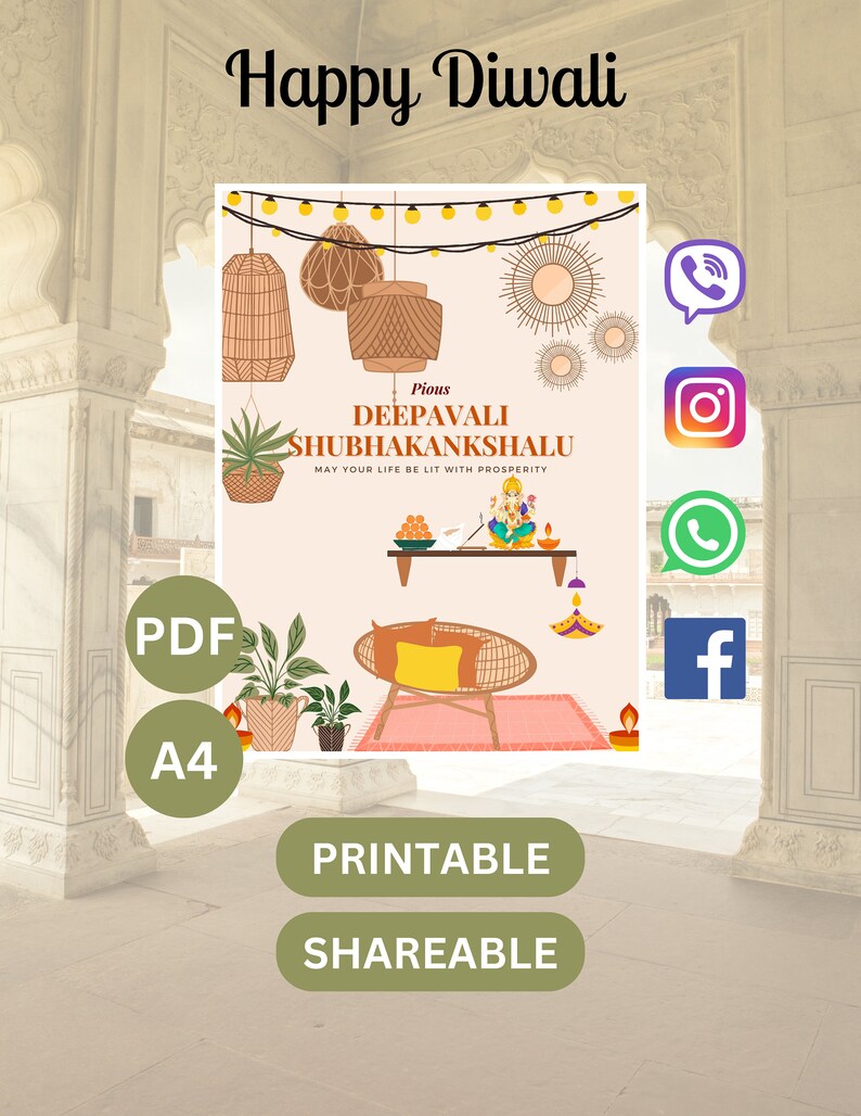 Diwali Decor Diwali Printables Diwali Templates Diwali Festival Diwali ...