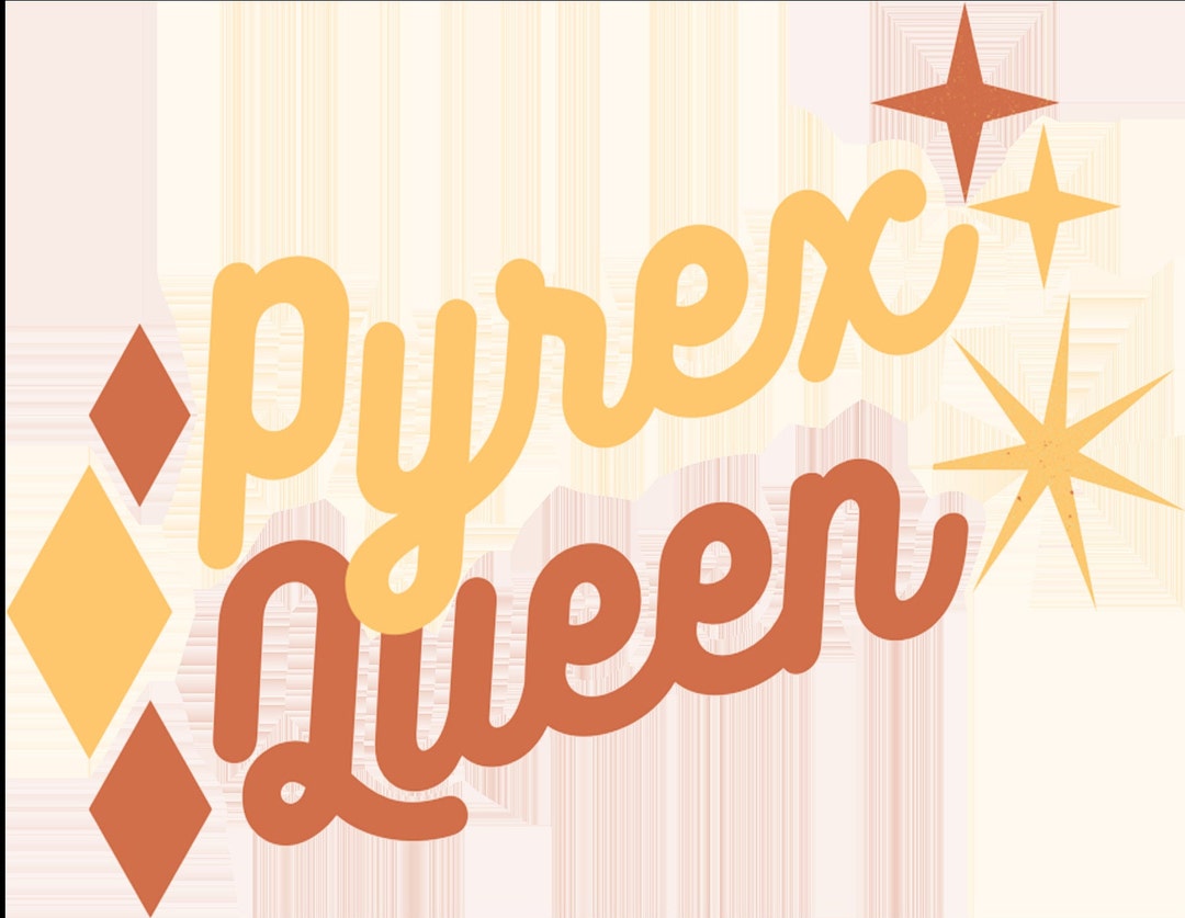 Pyrex Queen SVG and PNG - Sticker Design, Cricut Design Ready to Print ...