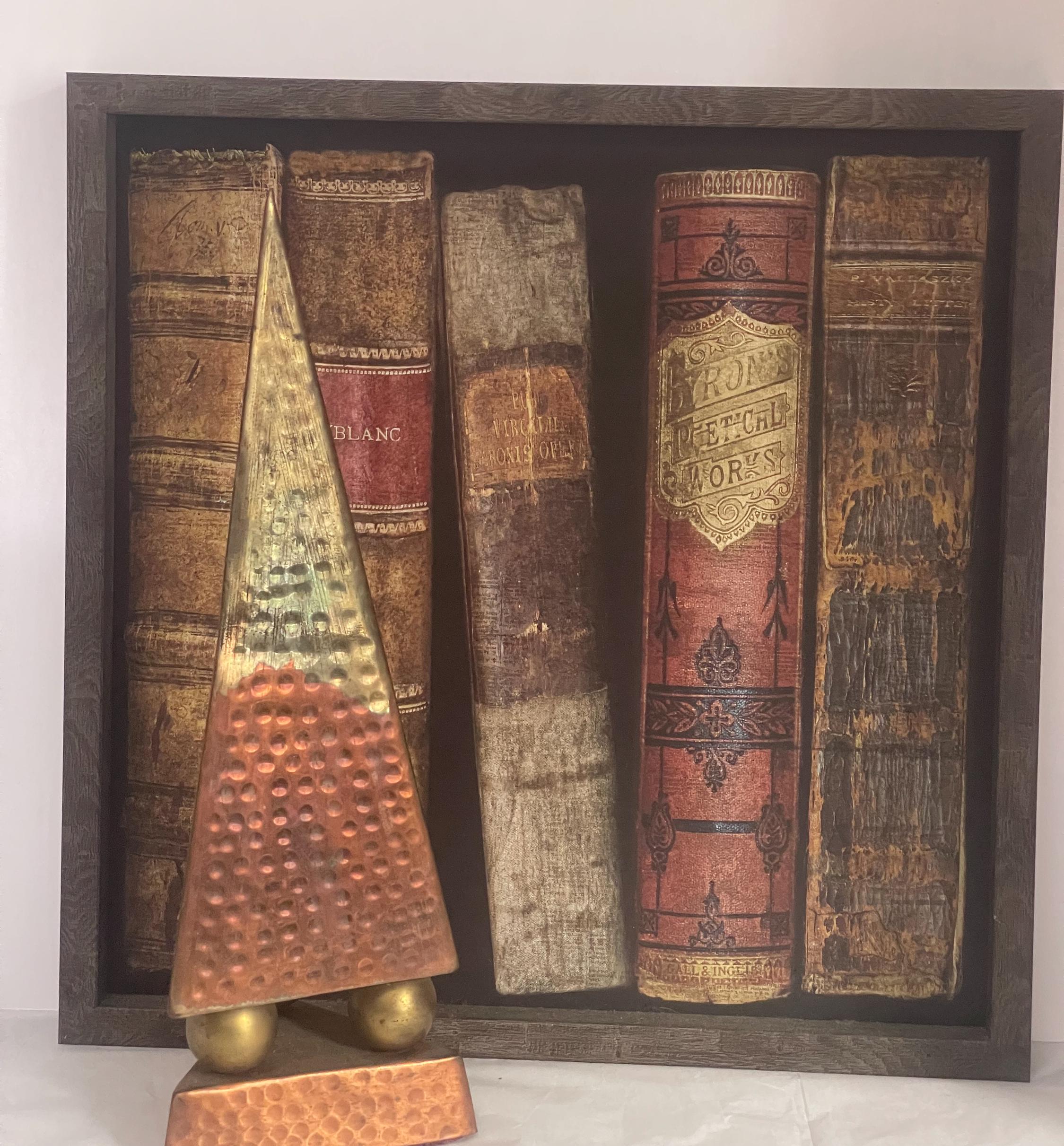 Copper Brass Obelisk Sculpture - Etsy