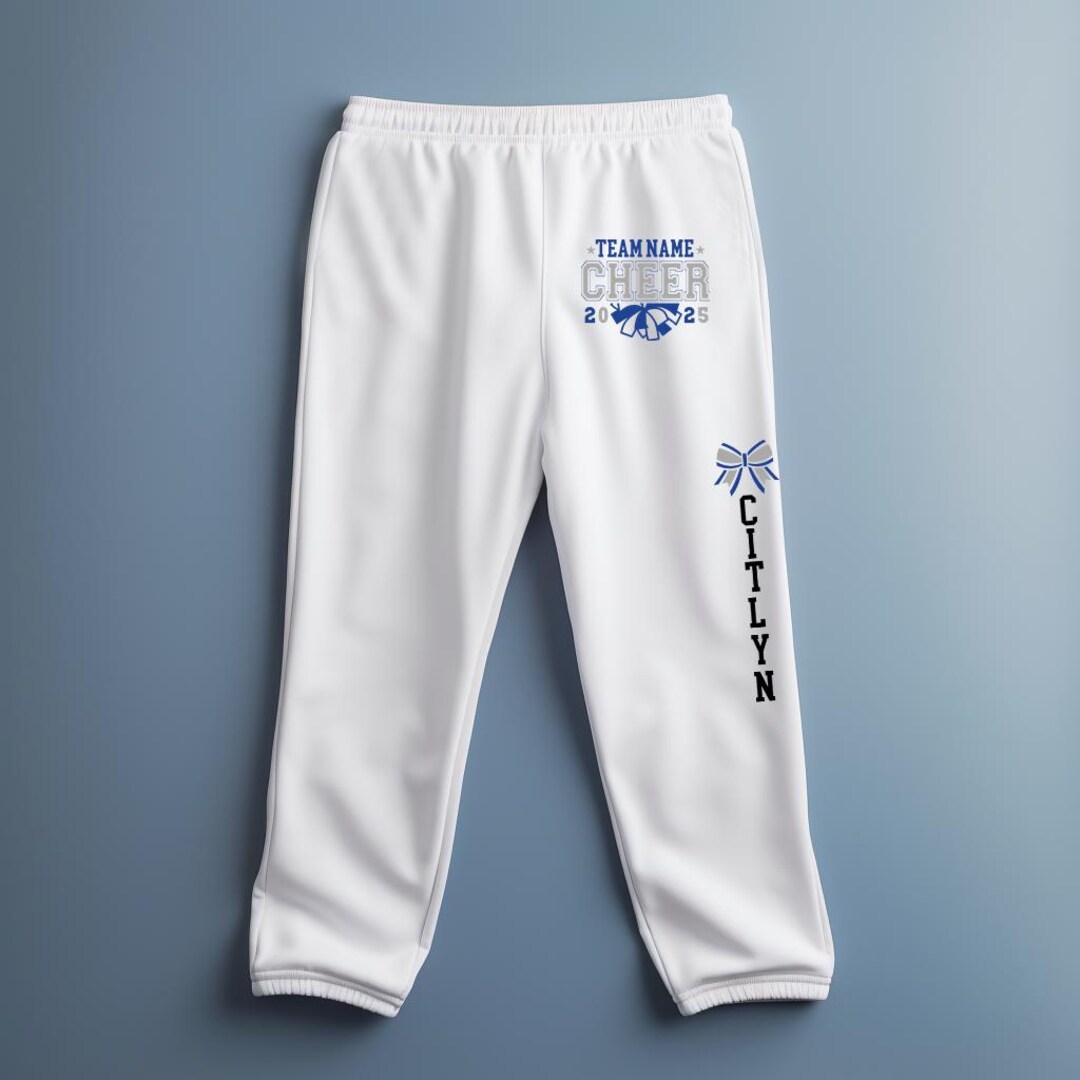Custom Cheer Team Sweatpants, Personalized Cheerleader Gift - Etsy