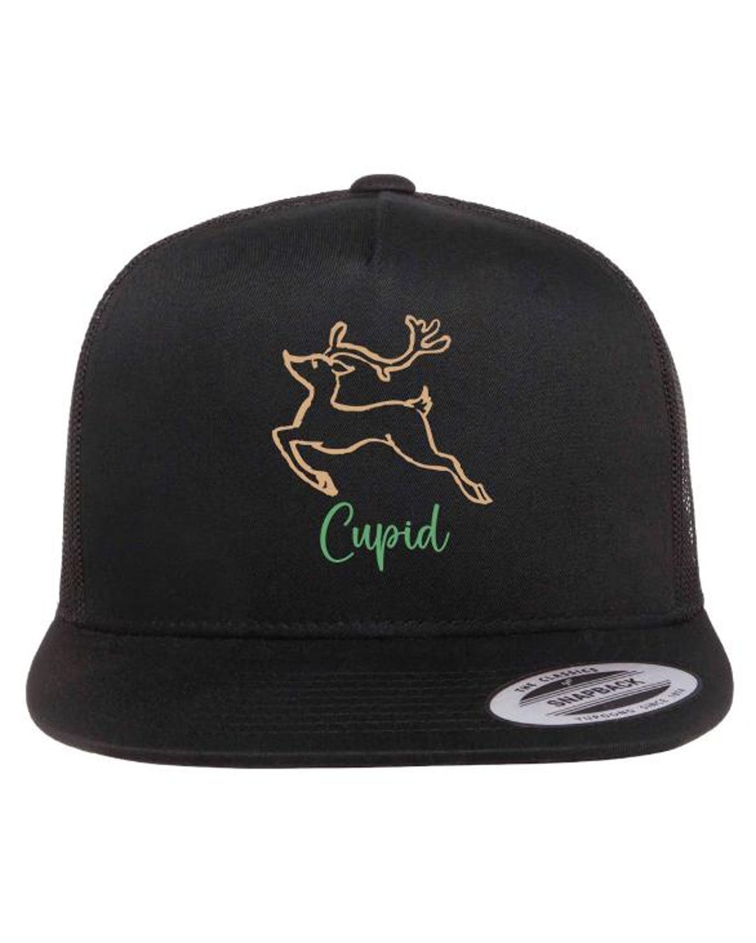 Personalize Reindeer Hats, Customize Reindeer Antlers Hat, Deer Trucker ...