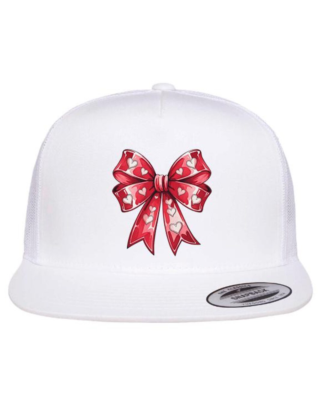 Red Bow Valentines Day Hat, Bow Hat, Valentine Coquette Bow Cap, Red ...