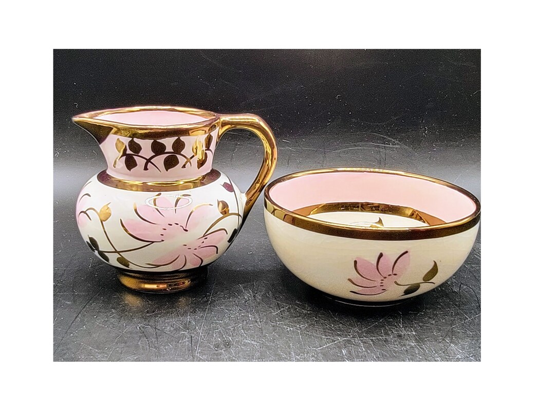 Lancaster Sandland England English Ware Hanley Sugar Bowl and - Etsy