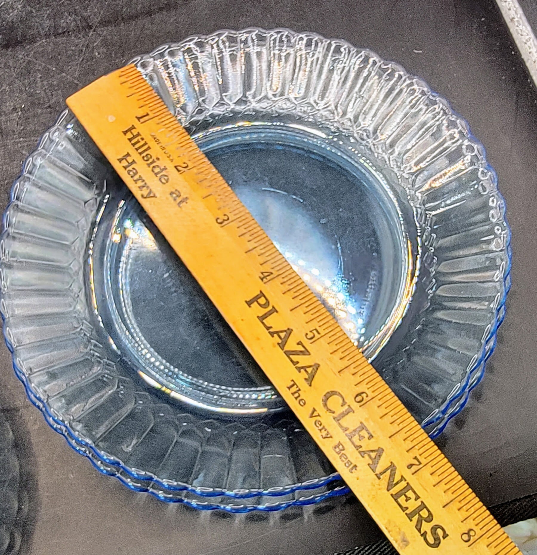 Fortecrisa Ice Blue Plates, 2, 7 & 3, 6 - Etsy