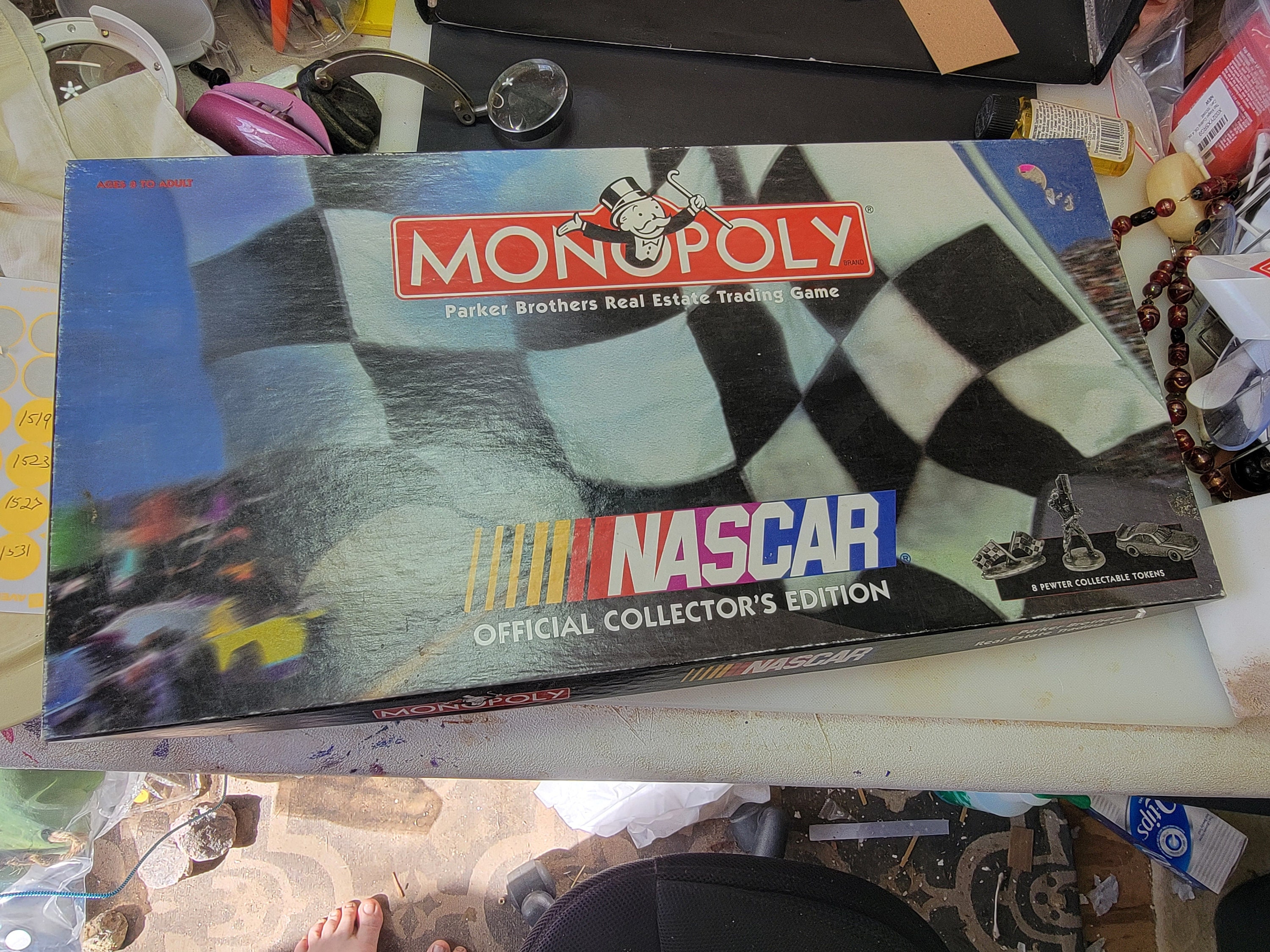 Nascar Edition Monopoly Game, Great Condition, 1990's, Collector Game ...