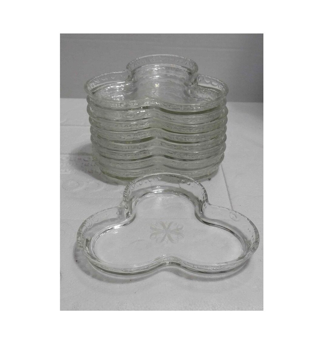 1960s Avon Clover Glass Dishes Set of 10 Vintage Clear - Etsy