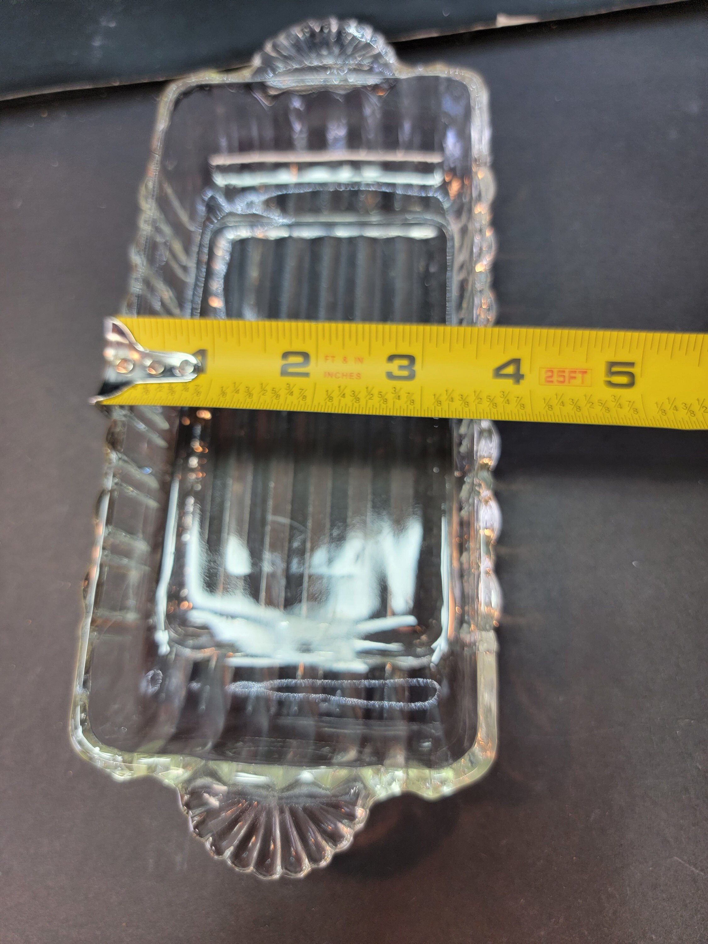 Anchor Hocking, Pattern A560, Pressed Glass Relish Tray, Excellent ...