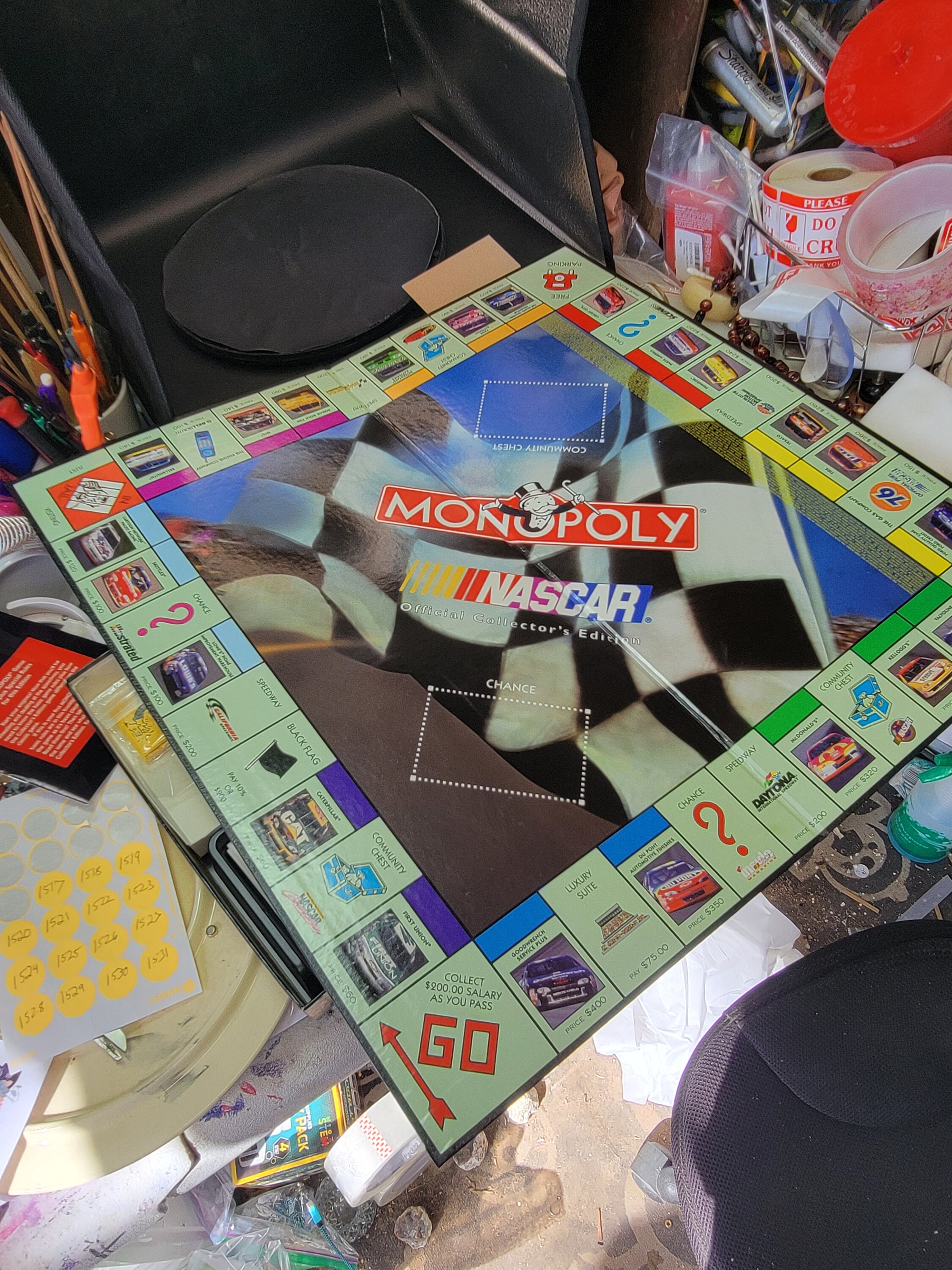 Nascar Edition Monopoly Game, Great Condition, 1990's, Collector Game ...
