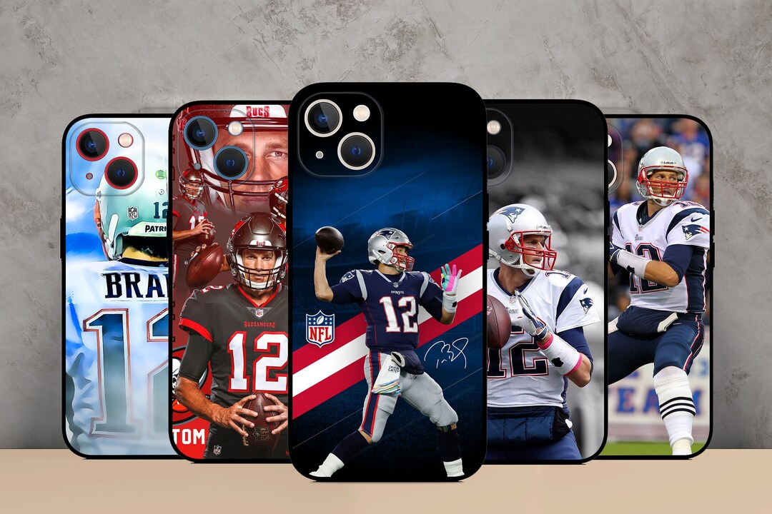 Tom Brady NFL GOAT Phone Case Fit for iPhone 16/15 Magsafe S24 Ultra ...