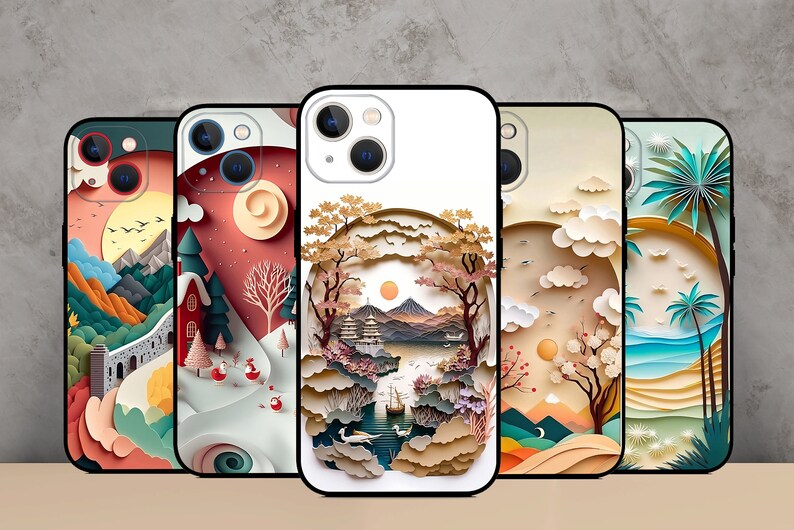 3D Art Wallpaper Phone Case Fit for iPhone 15/14 Magsafe - Etsy