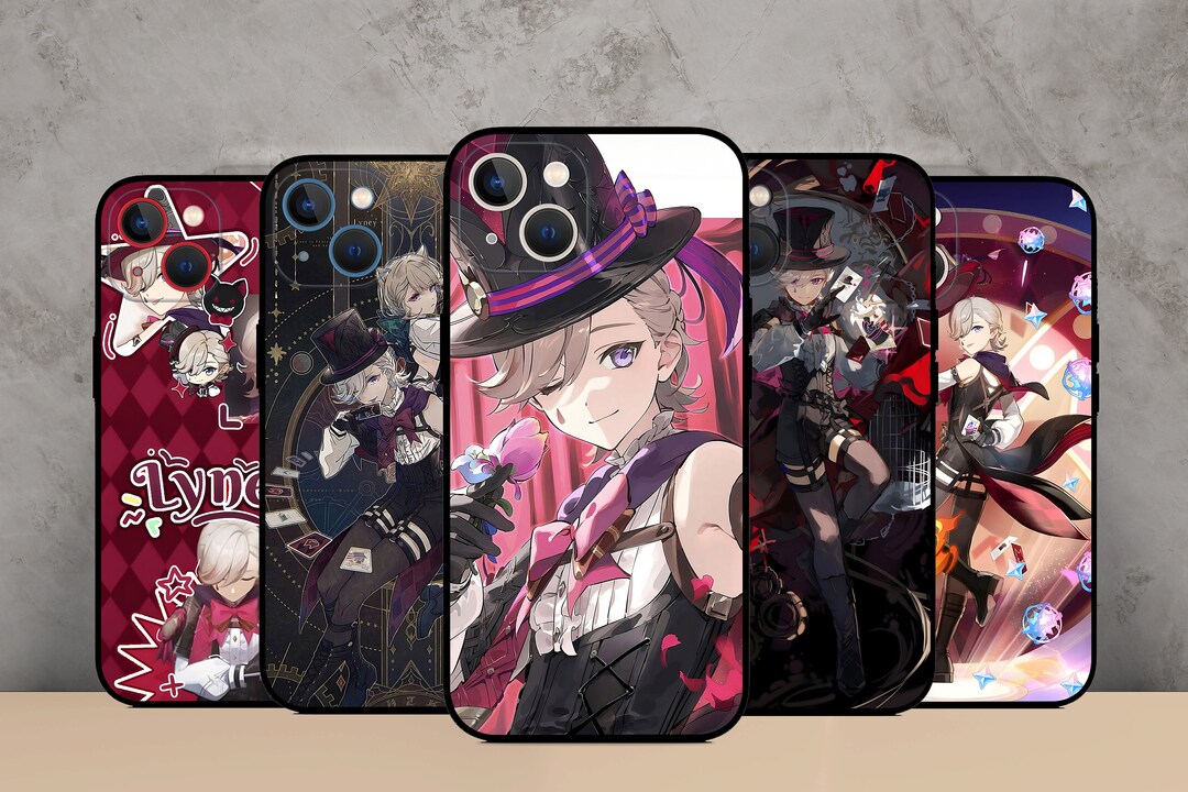 Genshin Impact Liney Phone Case Fit for iPhone 16/15 Magsafe S24 Ultra ...
