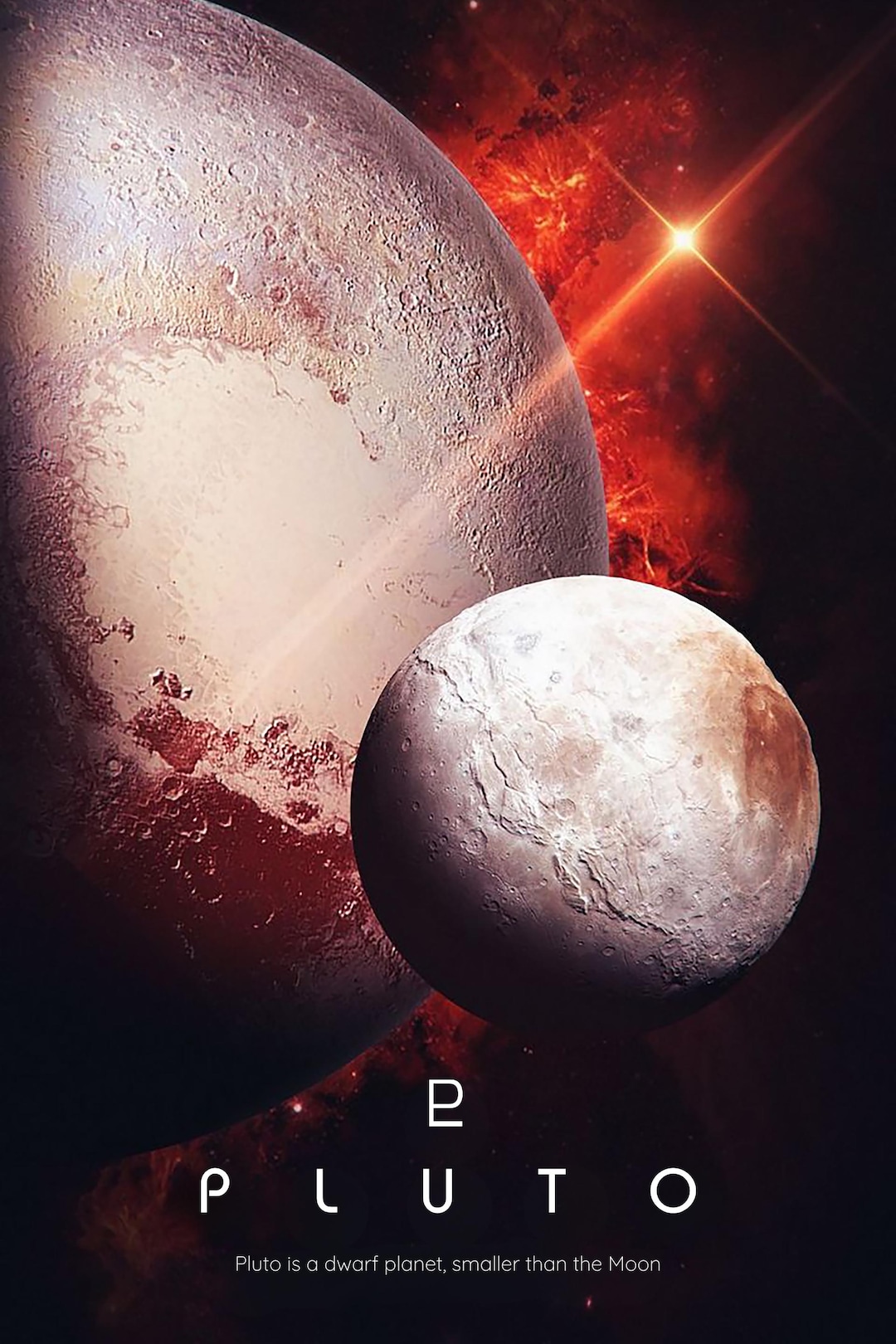Pluto Poster: NASA Space Exploration Art Print - Etsy