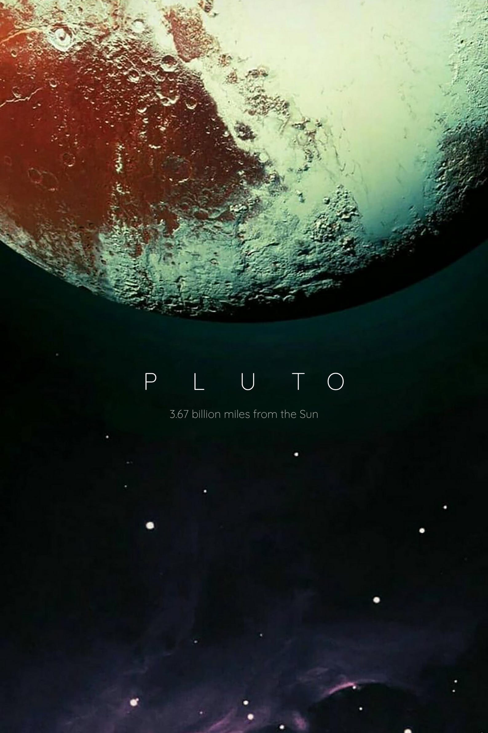 Pluto Space Poster: NASA Exploration Art Print, Galaxy Wall Decor - Etsy