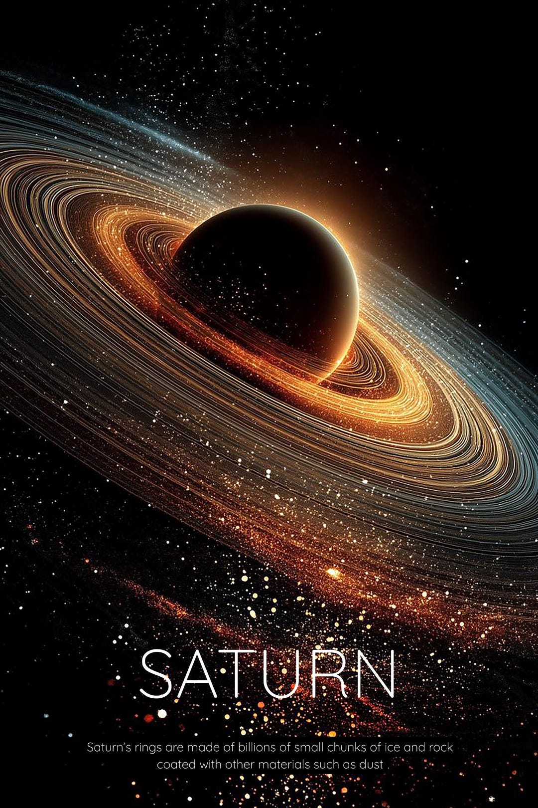 Saturn 4 Poster: NASA Space Exploration Art Print - Etsy