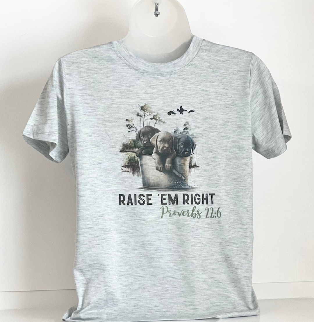 Raise Em Right Youth Tshirt - Etsy