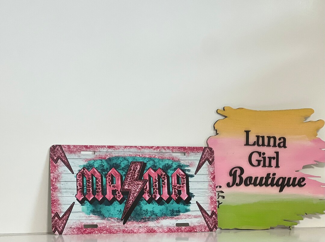 Mama License Plate - Etsy
