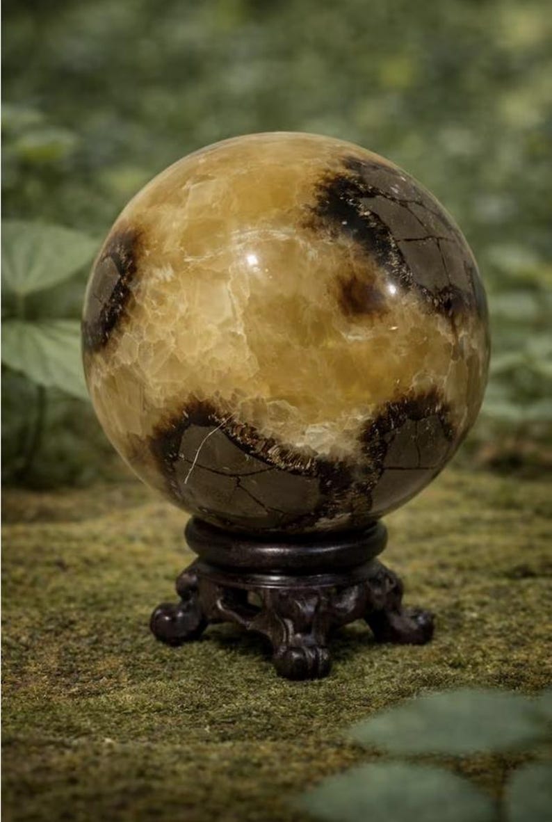 Septarie Bol, Dragon Stone 7,47 cm, Beschermende Edelsteen Sphere ...