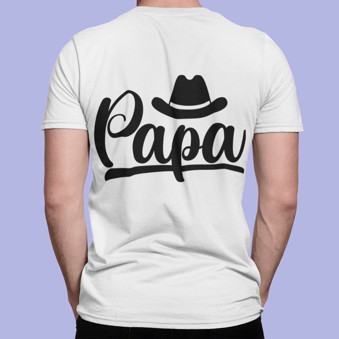 Papa Hat Fathers Day Cut Files for Cricut Silhouette Dxf - Etsy