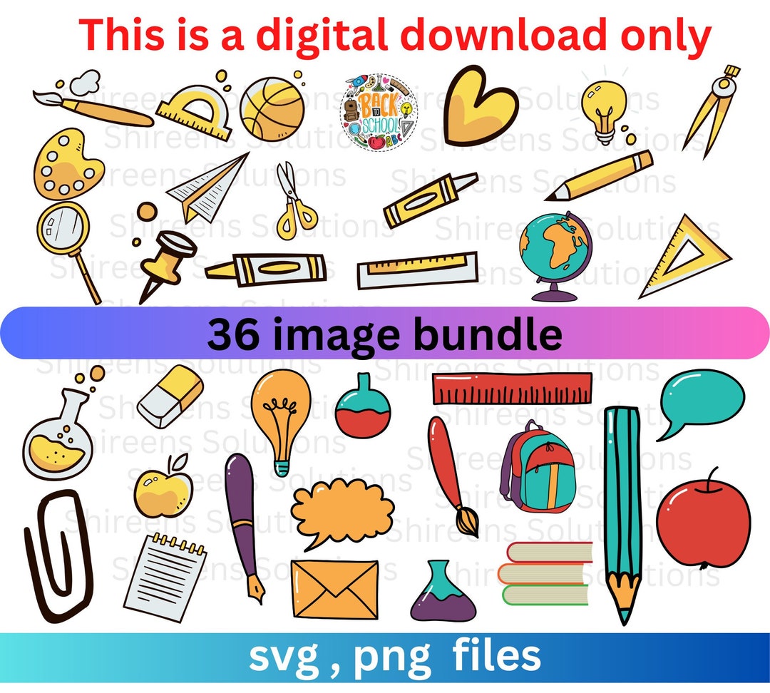 School Svg Bundle, Teacher Clipart, School Png, Apples Svg, Cut Files ...