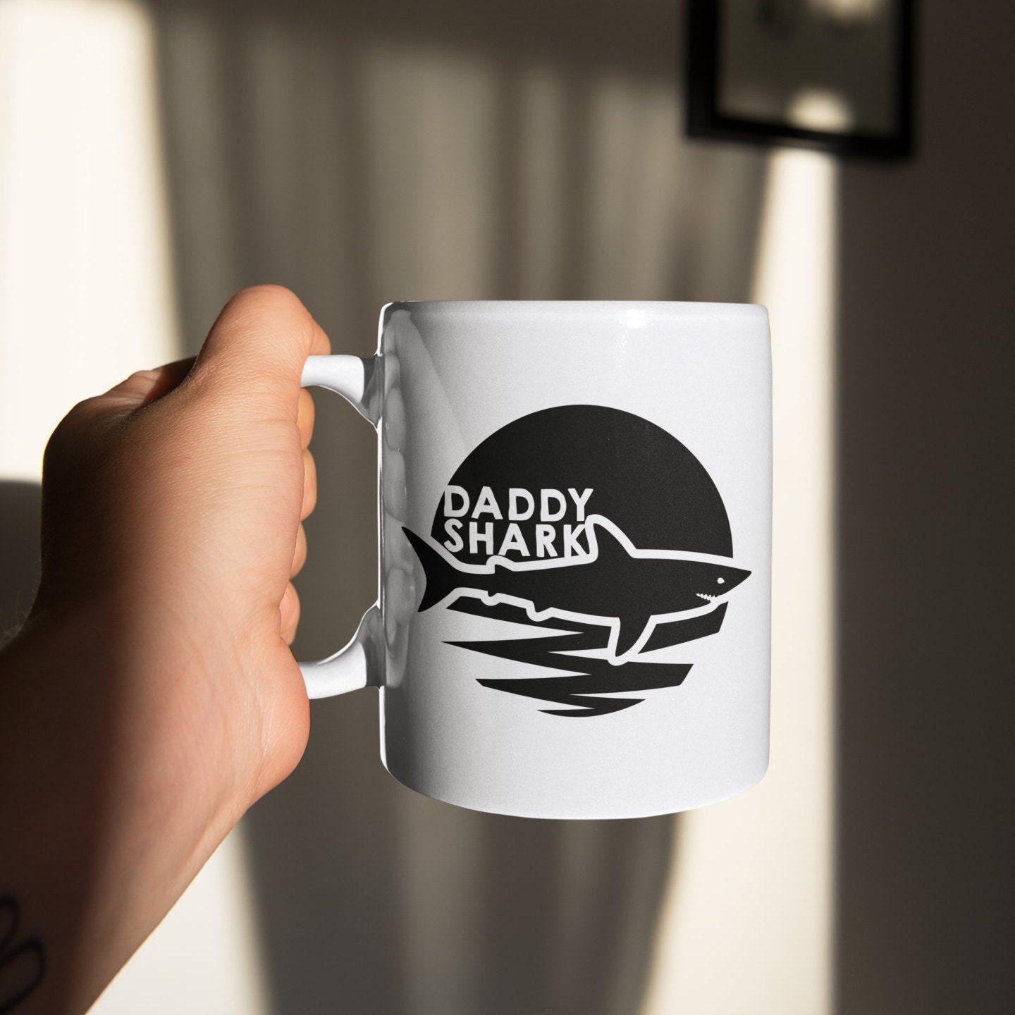 Daddy Shark, Fathers Day, Cut File Cricut Silhouette, Dxf, Eps, Png ...