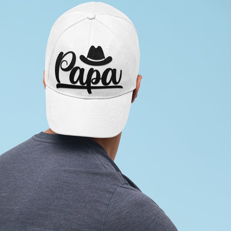 Papa Hat, Fathers Day, Cut Files for Cricut Silhouette, Dxf, Eps, Png ...