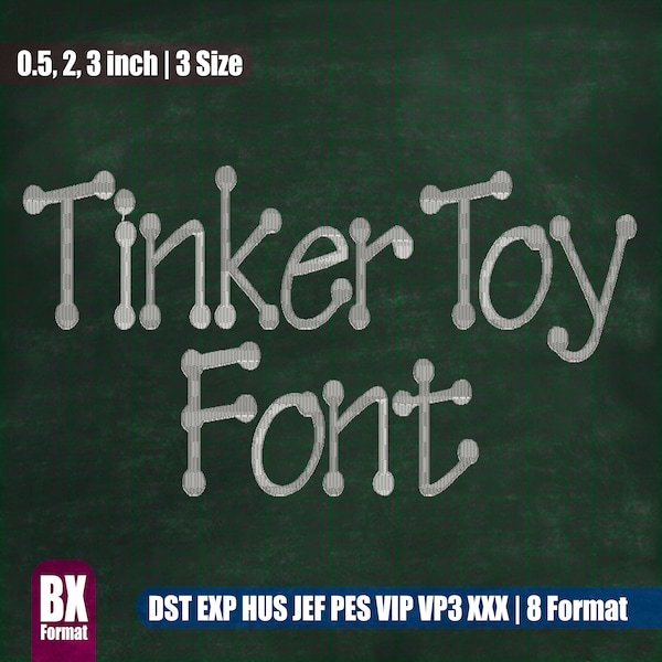 Tinker Toy Font - Etsy