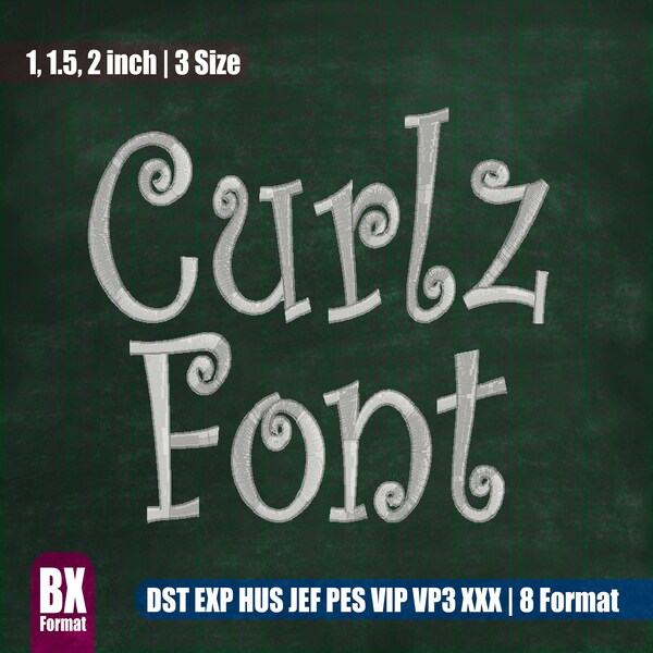 Curlz Monogram Font - Etsy