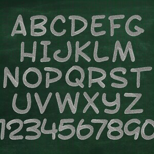 Cartoon Time｜embroidery Font｜all Formats Bx｜machine Embroidery Design ...