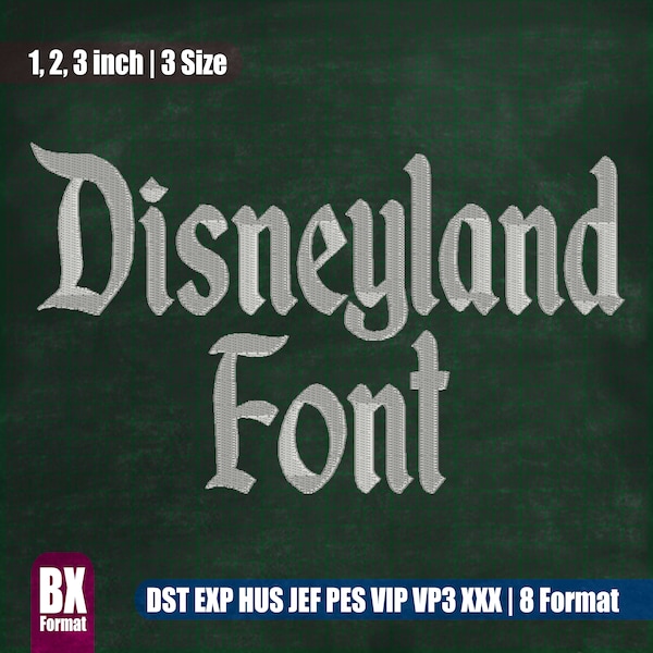 Disneyland Font - Etsy