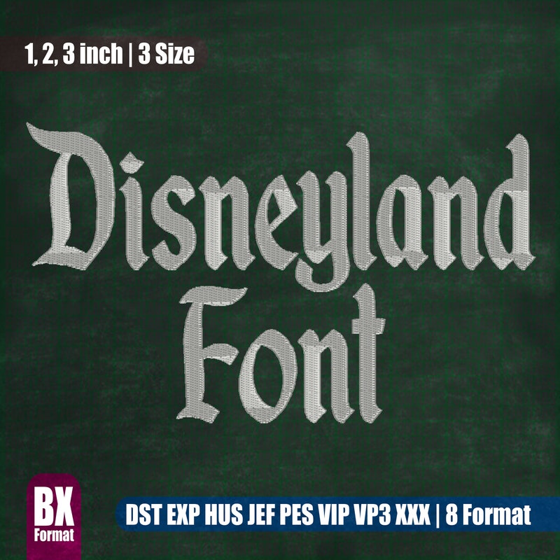 Disneyland Font - Etsy