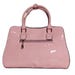 Pink Shiny Patent Leather Women's Shoulder Handbag With Bow Tie Keyring ...