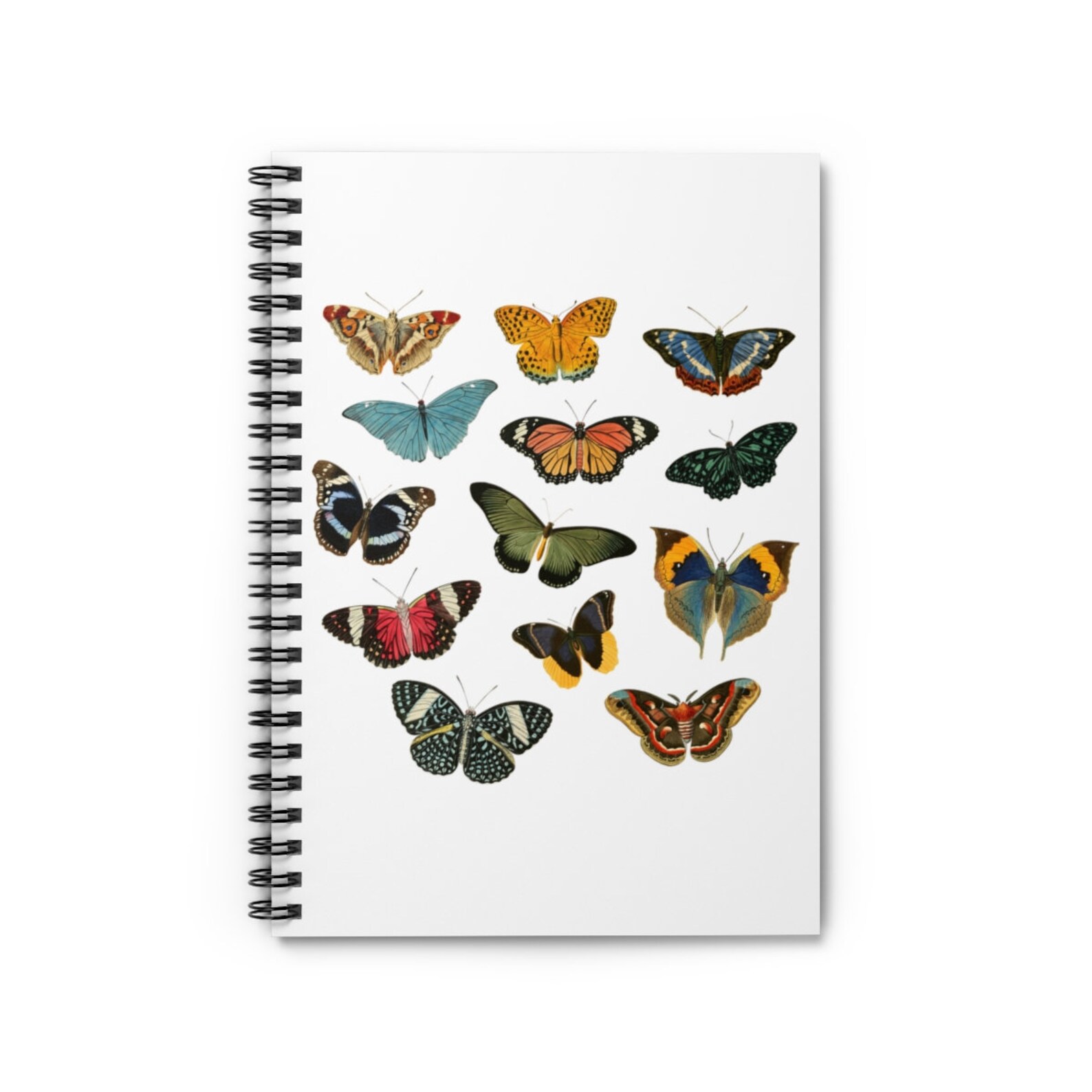 Vintage Style Butterfly Notebook Boho Journal Botanical - Etsy