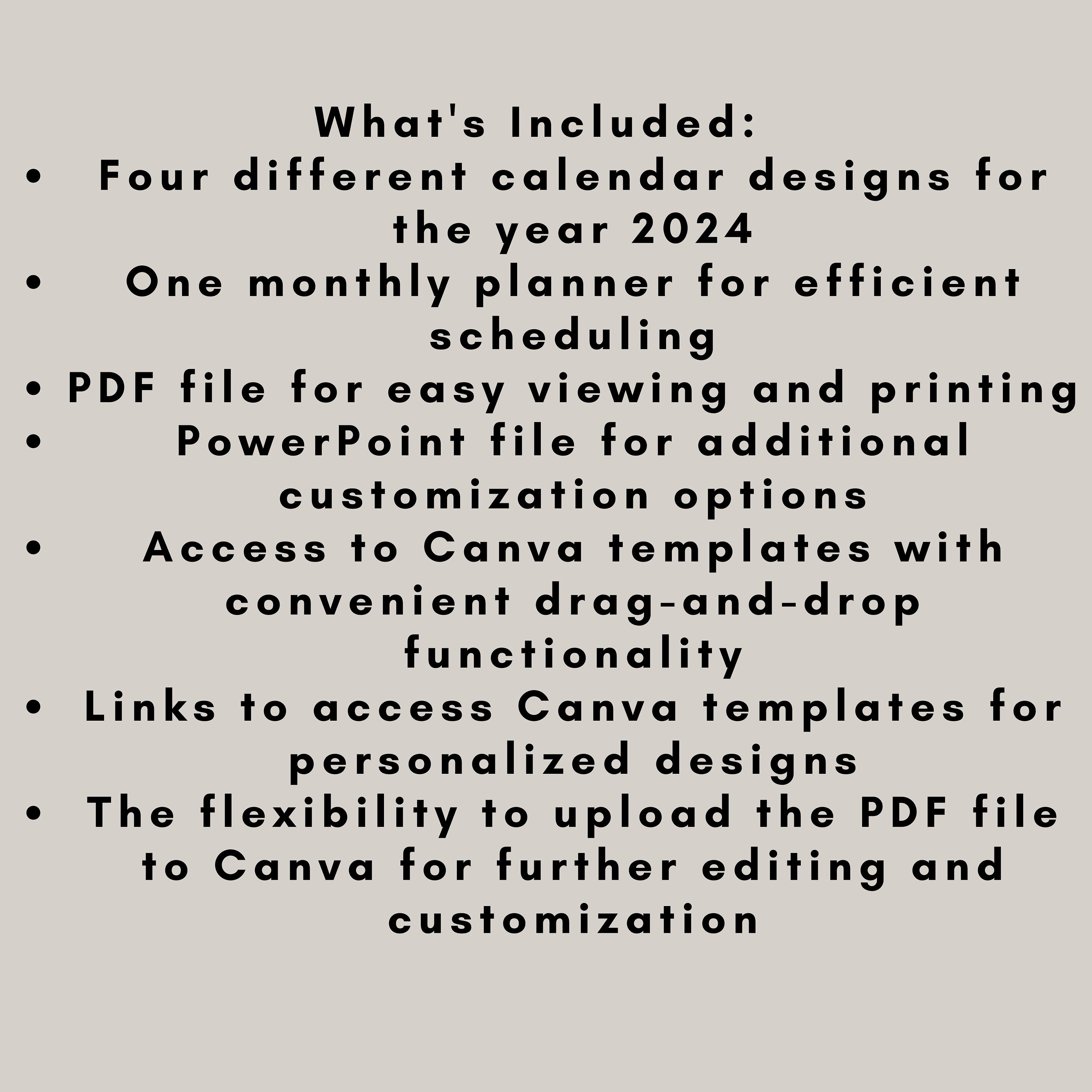 2024 Fully Editable Calendar Canva Template Frame 2024 Calender Pdf 2024 Fully Editable Calendar Canva Template Frame 2024 Calender Pdf