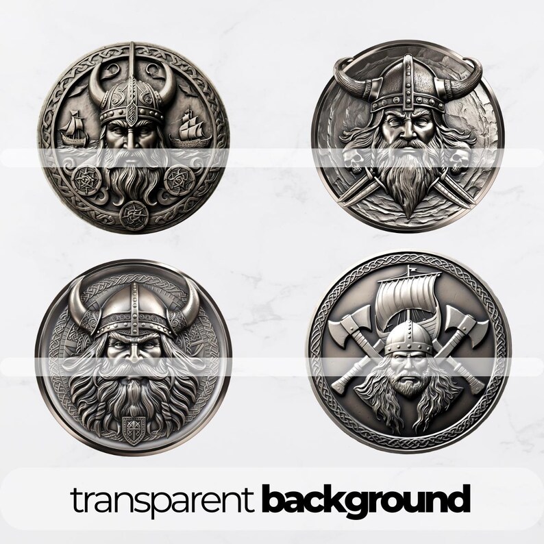 Viking Coin PNG Clipart Warrior Laser Engrave Coin 3D Brass Coin Laser ...