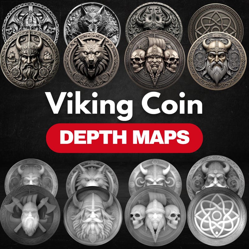 Depthmap Coin Engrave - Etsy