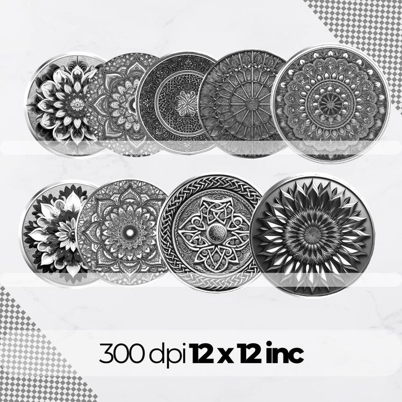 Mandala Coin PNG Clipart Coin Depth Map 3D Laser Engrave Brass Coin ...