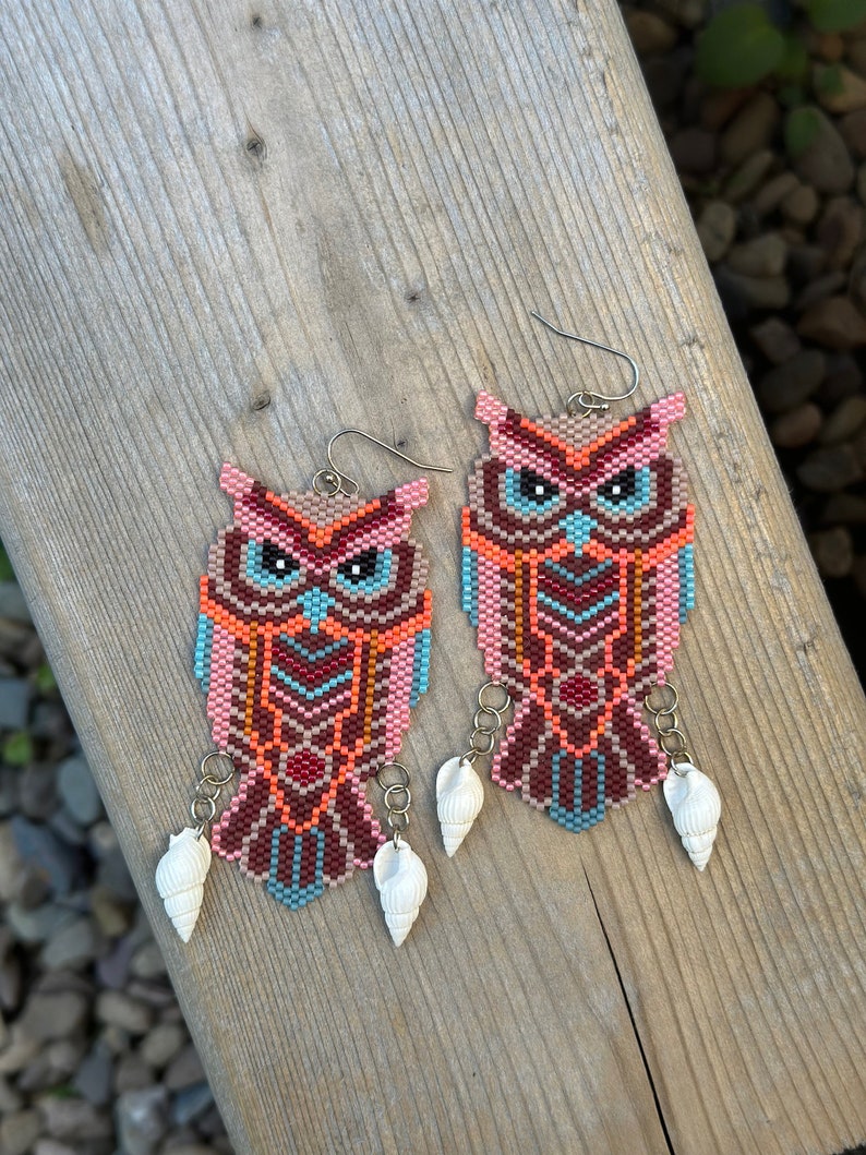 Animal Beading Patterns Brick Stitch Wolf Beaded Owl - Etsy