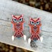 Brick Stitch Owl Pattern, Native American Beaded Earrings, Beaded Owl ...
