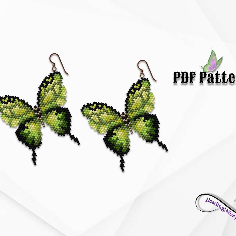 Beaded Butterfly Pattern - Etsy
