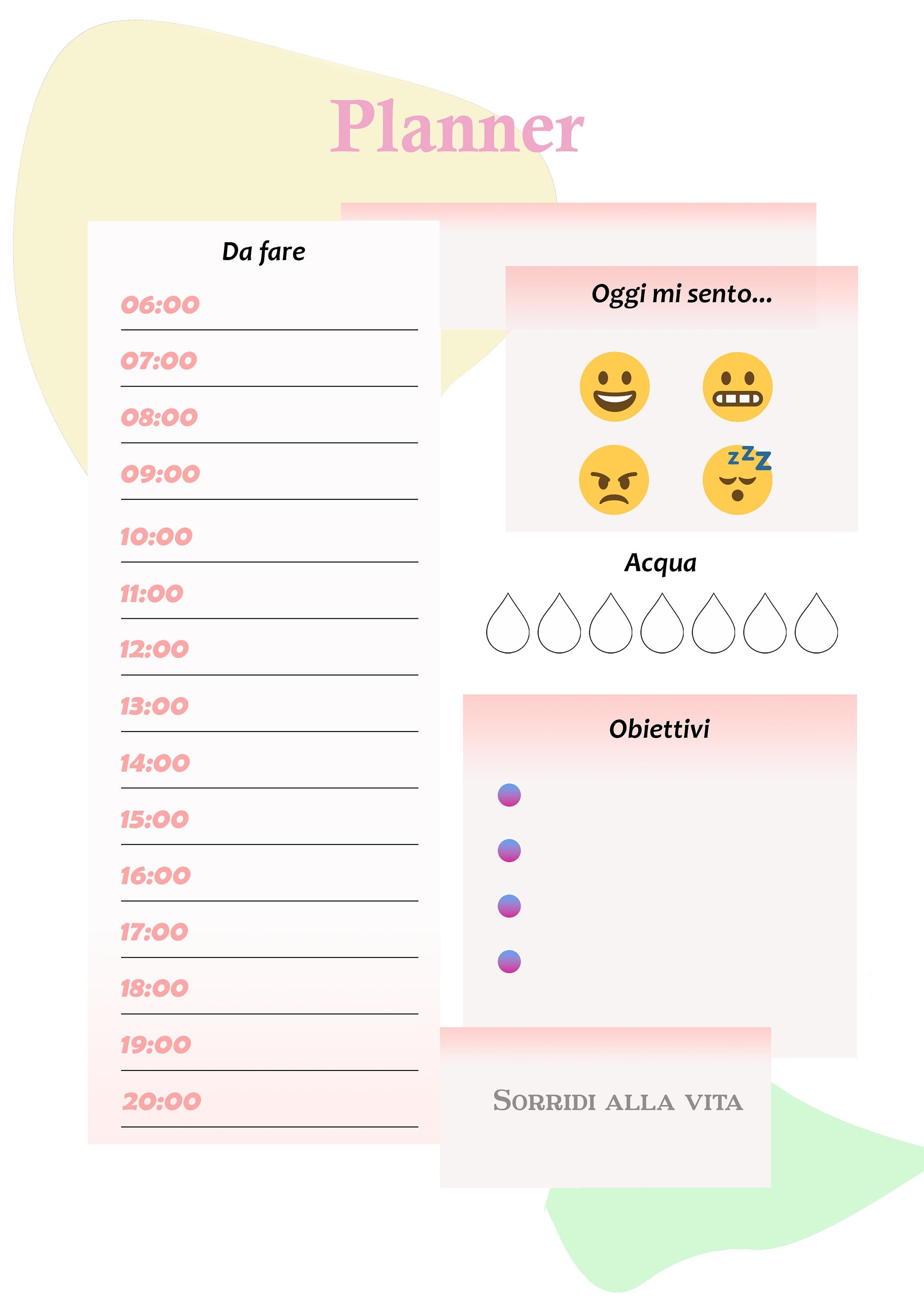 Daily Planner, Daily to Do List to Print or Use Digitally, Instant ...