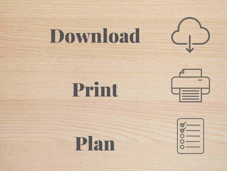 Printable Weekly Planner - Ombre Color Effect - Printable PDF- Make ...